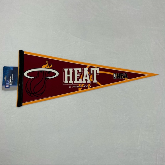 NBA | Wall Decor | Miami Heat Nba Basketball Wincraft Classic Felt ...